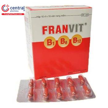 Thuốc Franvit B1 B6 B12 Hataphar bổ sung Vitamin nhóm B cho cơ thể