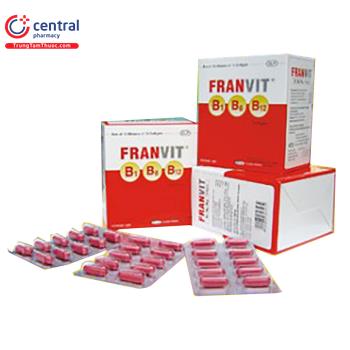 Thuốc Franvit B1 B6 B12 Hataphar bổ sung Vitamin nhóm B cho cơ thể
