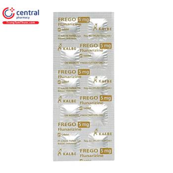Thuốc Frego 5mg - Thuốc trị đau nửa đầu, chóng mặt tiền đình