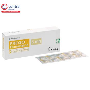 Thuốc Frego 5mg - Thuốc trị đau nửa đầu, chóng mặt tiền đình