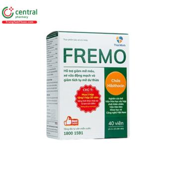 Thuốc Fremo Thái Minh - Hỗ trợ giảm mỡ máu, ngừa xơ vữa động mạch