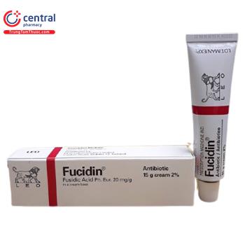 [CHÍNH HÃNG] Thuốc Fucidin Cream 15g trị viêm nang, bỏng & mụn nhọt