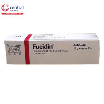 [CHÍNH HÃNG] Thuốc Fucidin Cream 15g trị viêm nang, bỏng & mụn nhọt