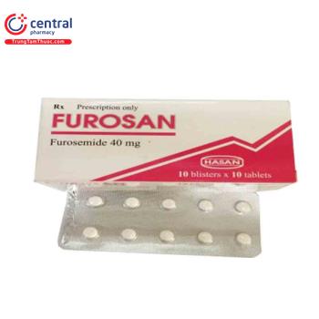 [CHÍNH HÃNG] Thuốc Furosan 40mg - Đánh tan lỗi lo do phù tích nước