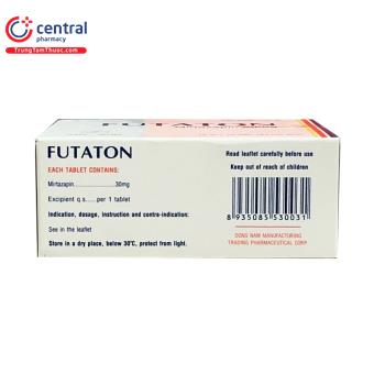 [CHÍNH HÃNG] Thuốc Futaton 30mg điều trị trầm cảm vừa và nặng