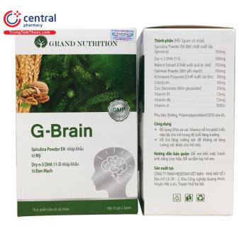 [CHÍNH HÃNG] Cốm G-Brain hỗ trợ phát triển trí não ở trẻ