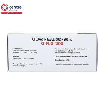Thuốc G-Flo 200 - Điều trị các nhiễm khuẩn nghiêm trọng ở đường tiết niệu