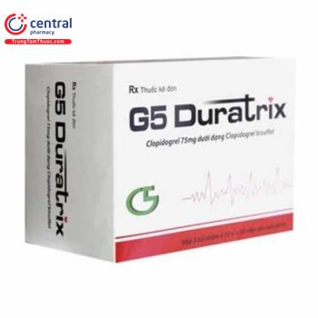 [CHÍNH HÃNG] Thuốc G5 Duratrix 75mg: điều trị tai biến mạch máu