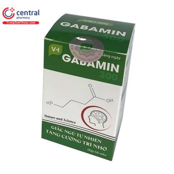 Thuốc Gabamin 300 60 viên/ hộp - Hỗ trợ tạo giấc ngủ ngon