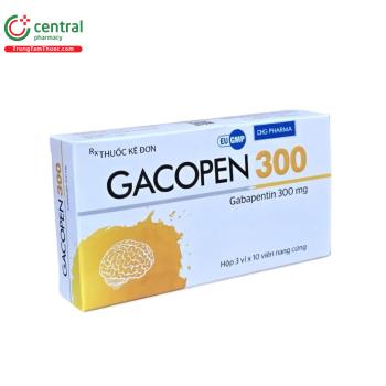 Thuốc Gacopen 300mg - Điều trị động kinh cục bộ, đau thần kinh ngoại biên