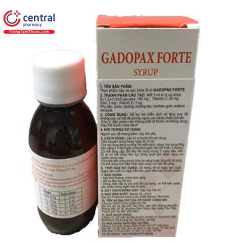 [CHÍNH HÃNG] Thuốc Gadopax Forte Syrup cho cả nhà cùng khoẻ