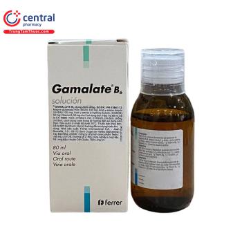 Thuốc Gamalate B6 Solution hỗ trợ điều trị suy nhược thần kinh