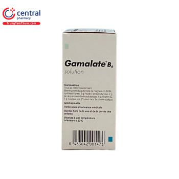 Thuốc Gamalate B6 Solution hỗ trợ điều trị suy nhược thần kinh