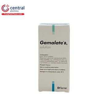 Thuốc Gamalate B6 Solution hỗ trợ điều trị suy nhược thần kinh