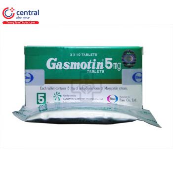 Thuốc Gasmotin 5mg - Thuốc chống viêm loét dạ dày