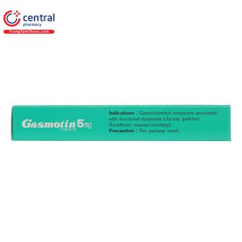 Thuốc Gasmotin 5mg - Thuốc chống viêm loét dạ dày