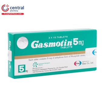 Thuốc Gasmotin 5mg - Thuốc chống viêm loét dạ dày