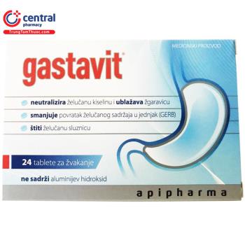 [CHÍNH HÃNG] Thuốc Gastavit Tablet Apipharma - Giảm trào ngược dạ dày