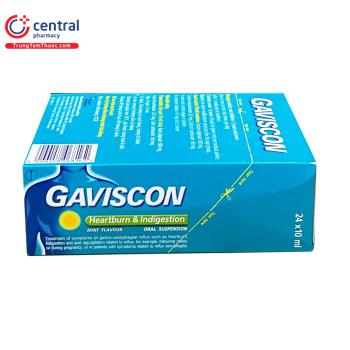 Thuốc Gaviscon 10ml - Thuốc trị bệnh đau, trào ngược dạ dày