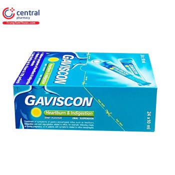 Thuốc Gaviscon 10ml - Thuốc trị bệnh đau, trào ngược dạ dày