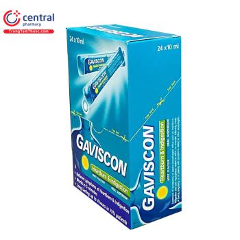 Thuốc Gaviscon 10ml - Thuốc trị bệnh đau, trào ngược dạ dày