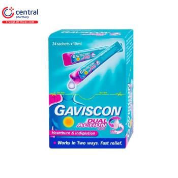 Thuốc Gaviscon Dual Action - Điều trị trào ngược dạ dày thực quản