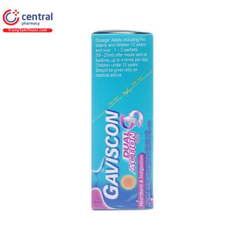Thuốc Gaviscon Dual Action - Điều trị trào ngược dạ dày thực quản
