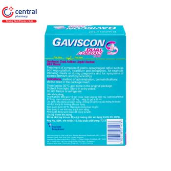Thuốc Gaviscon Dual Action - Điều trị trào ngược dạ dày thực quản