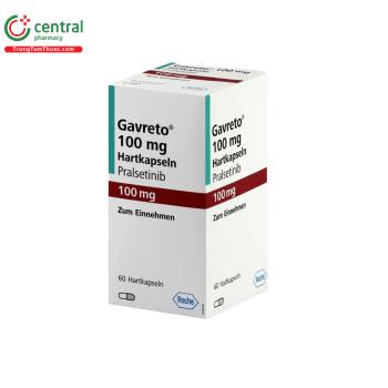 Thuốc Gavreto 100mg Pralsetinib trị ung thư phổi giá bao nhiêu?