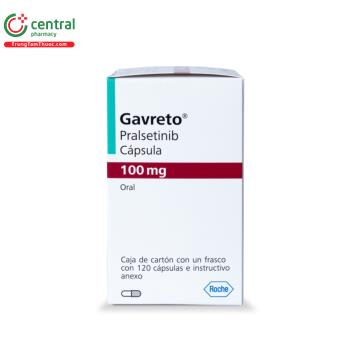 Thuốc Gavreto 100mg Pralsetinib trị ung thư phổi giá bao nhiêu?