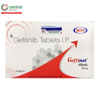 Thuốc Geftinat (Geftinib 250mg) trị bệnh ung thư phổi mua ở đâu?