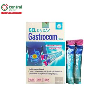 Gel Dạ Dày Gastrocom Pluss hỗ trợ giảm acid dịch vị, giảm đau bụng