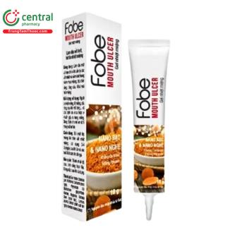 Gel bôi nhiệt miệng Fobelife Fobe Mouth Ulcer giảm đau và loét miệng