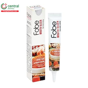 Gel bôi nhiệt miệng Fobelife Fobe Mouth Ulcer giảm đau và loét miệng