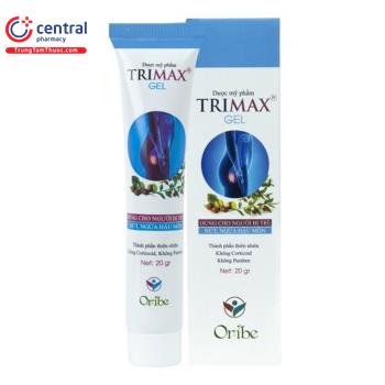 Thuốc Gel Trimax hỗ trợ giảm đau rát, ngứa, sưng hậu môn do trĩ