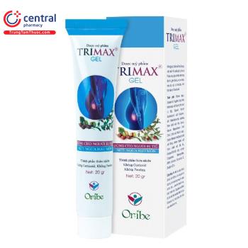 Thuốc Gel Trimax hỗ trợ giảm đau rát, ngứa, sưng hậu môn do trĩ