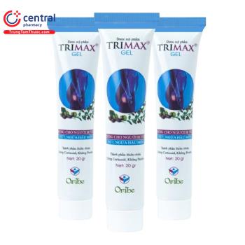 Thuốc Gel Trimax hỗ trợ giảm đau rát, ngứa, sưng hậu môn do trĩ