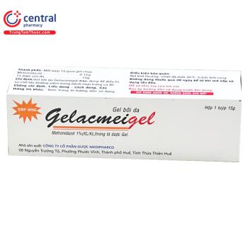 Thuốc Gelacmeigel 15g điều trị mụn trứng cá nhanh chóng nhất
