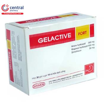 [CHÍNH HÃNG] Thuốc Gelactive Fort - Giảm ợ chua, nóng bụng