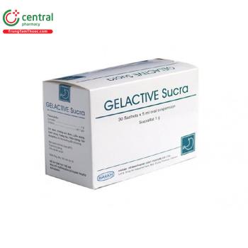 Thuốc uống Gelactive Sucra 1g - Giảm nhanh triệu chứng bệnh dạ dày
