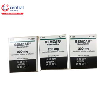Thuốc Gemzar 200mg - thuốc điều trị ung thư phổi, ung thư vú di căn
