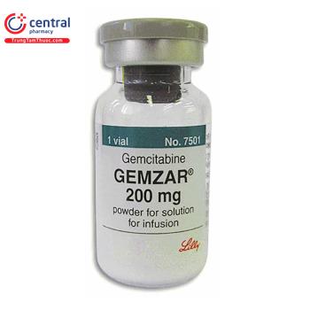 Thuốc Gemzar 200mg - thuốc điều trị ung thư phổi, ung thư vú di căn