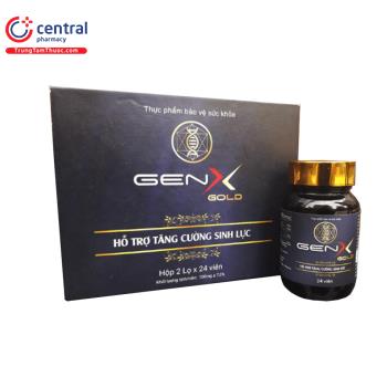 [CHÍNH HÃNG] Thuốc Gen X Gold (lọ 24 viên) - Sung mãn phái mạnh