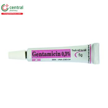 Thuốc Gentamicin 0,3% Quapharco điều trị nhiễm trùng tại mắt