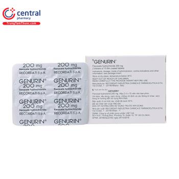 Thuốc Genurin 200mg - Điều trị các triệu chứng khó tiểu, tiểu gấp
