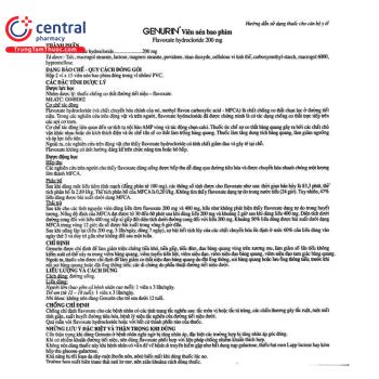 Thuốc Genurin 200mg - Điều trị các triệu chứng khó tiểu, tiểu gấp