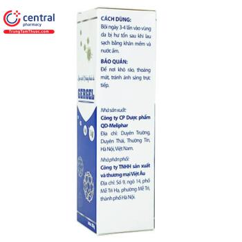 [CHÍNH HÃNG] Gel bôi da Gergel 25g- giúp tái tạo làn da, ngừa viêm da
