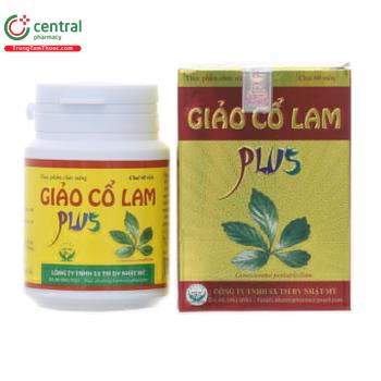 Giảo Cổ Lam Plus Amtex Pharma giảm đường huyết, ngừa bệnh tim mạch