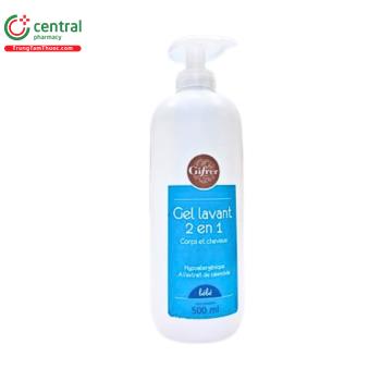 Tắm gội Gifrer Gel Lavant 2 in 1 500ml dành cho trẻ em