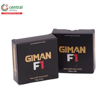 Giman F1 - Hỗ trợ tăng cường sinh lý nam, làm chậm quá trình mãn dục